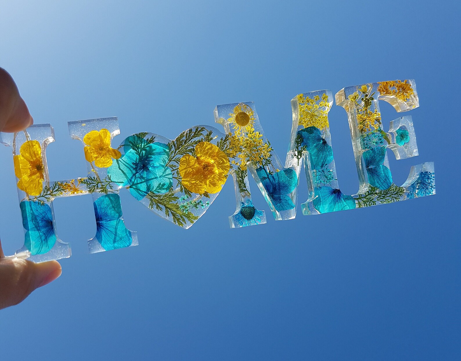 Personalised Freestanding Resin Sign Resin Word Plaque - Etsy
