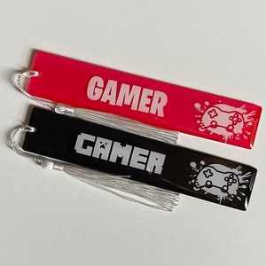 Personalised Gamer Bookmark Resin Bookmark Unique Gamer Gift ...