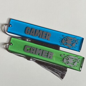 Personalised Gamer Bookmark Resin Bookmark Unique Gamer Gift ...