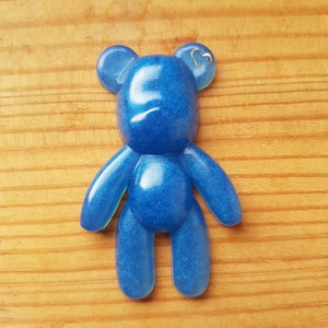 Resin Teddy Bear Keyring | Resin Gummy Bear Keyring | Bear Keyring ...