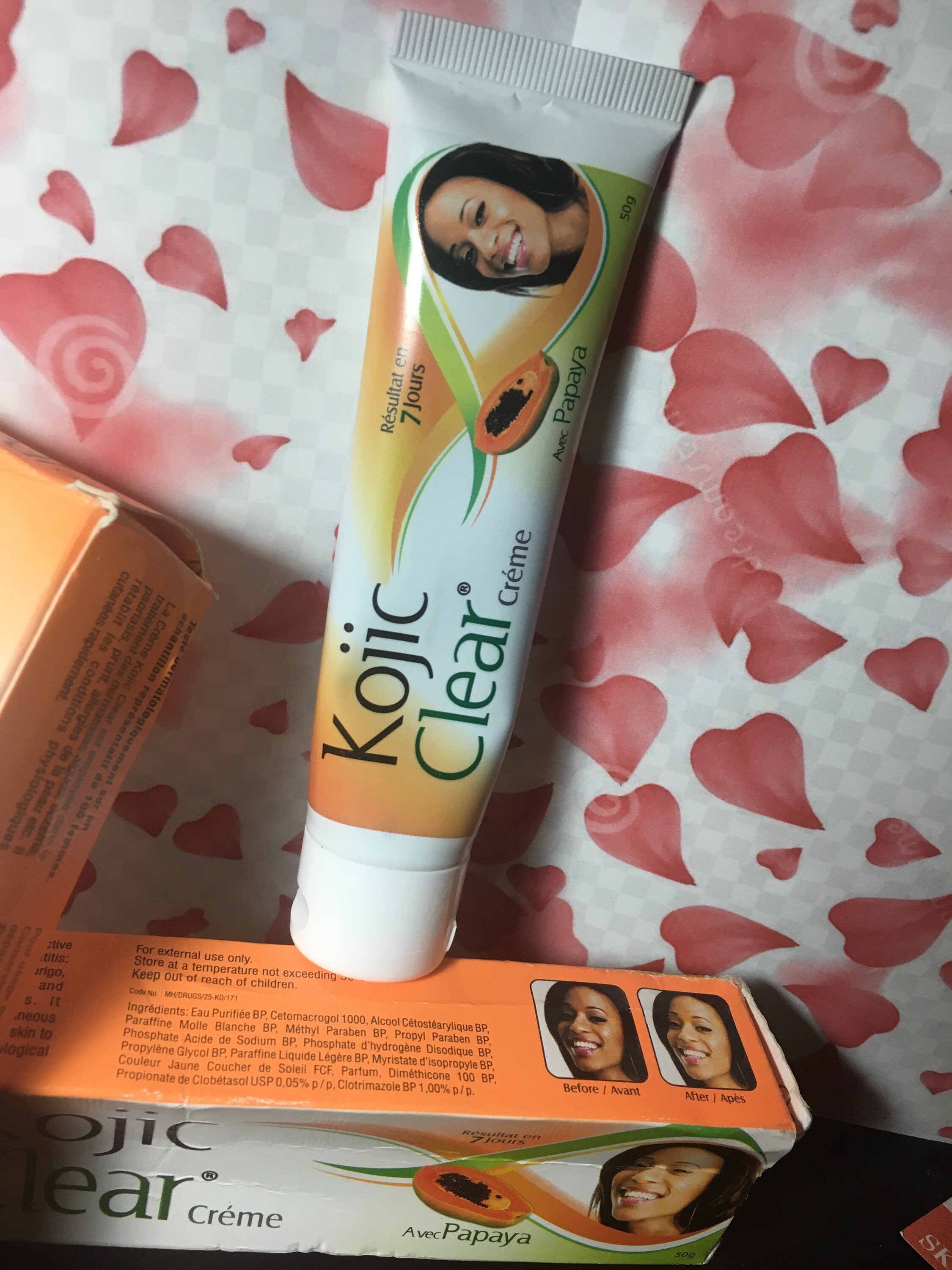 Kojic clear cream with papaya 50g | Etsy