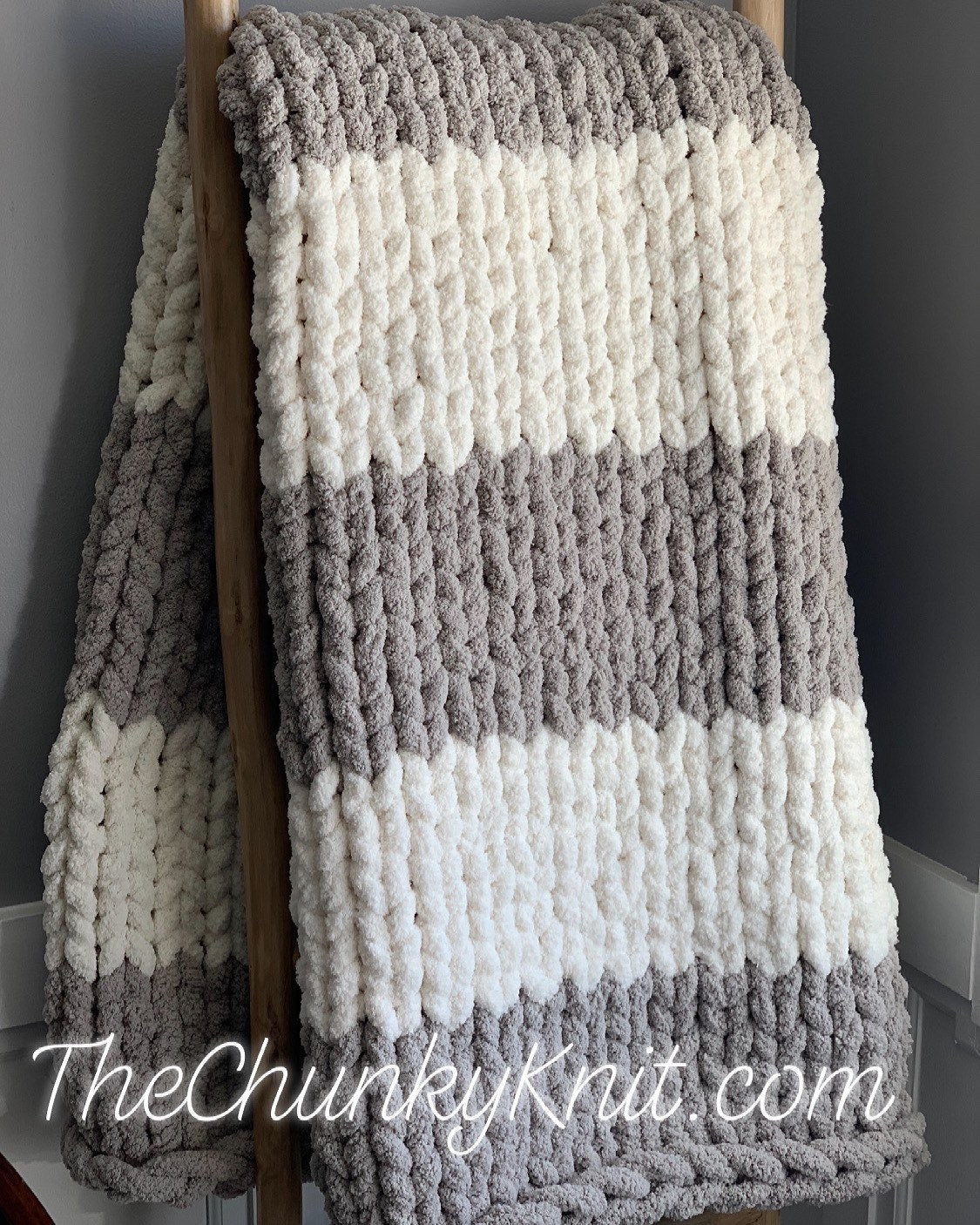 Handmade Chunky Knit Blankets - Etsy