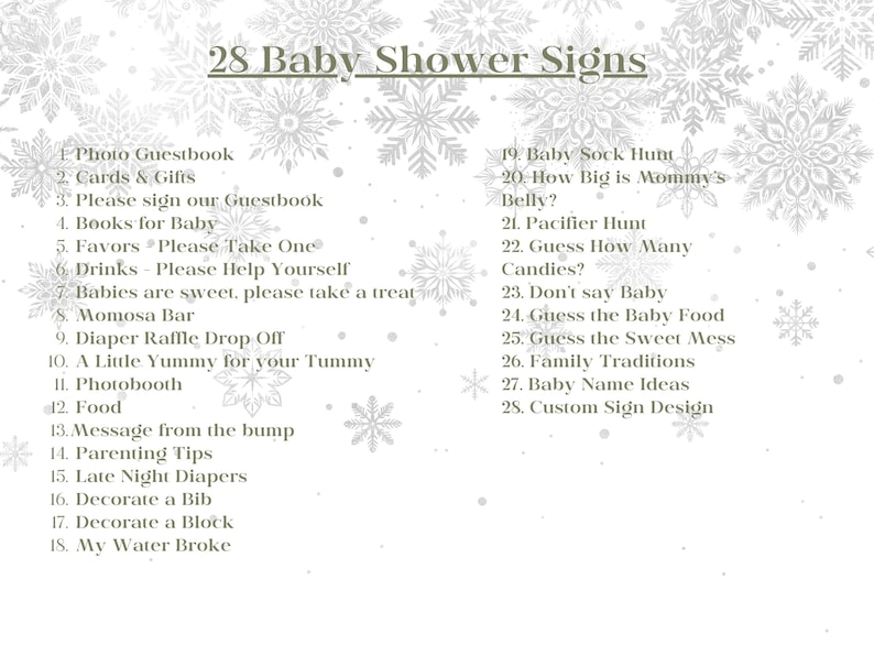 Winter Wonderland Baby Shower Bundle, Editable Invitation (digital ...