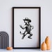 Cowboy Dog, Dog Poster, Western, Modern Western Print, Cowboy, Cowgirl ...