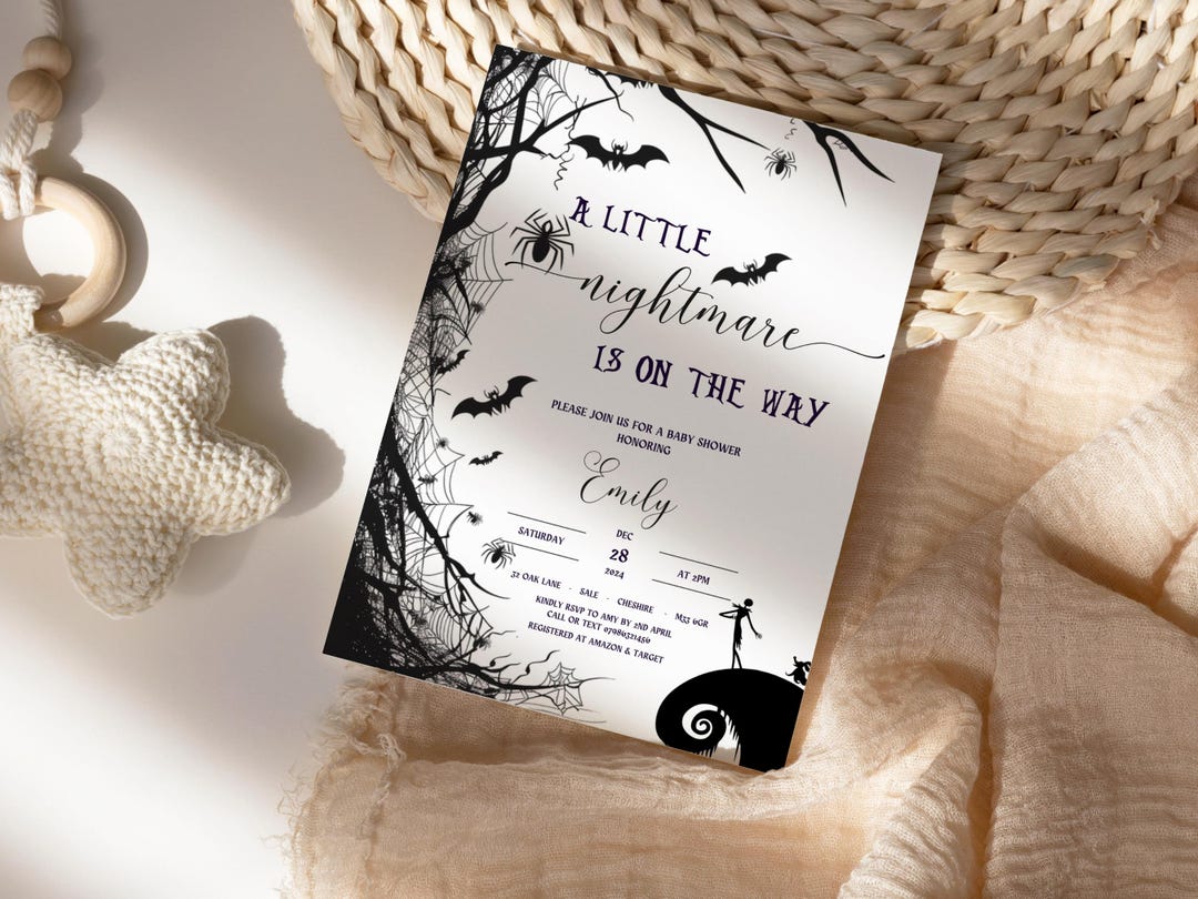 Nightmare Before Christmas Baby Shower, Christmas Baby Shower ...