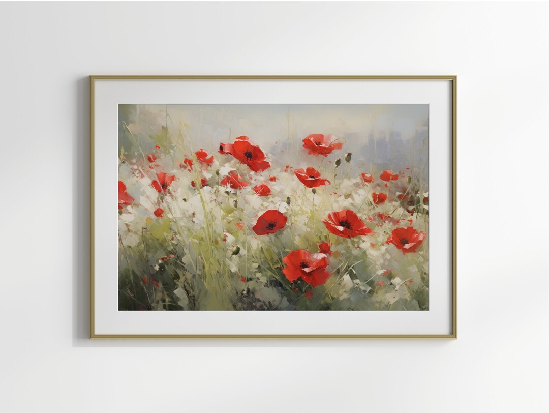 Poppy Wall Art, Poppy Gift, California Poppy, Poppy Print, Poppies ...