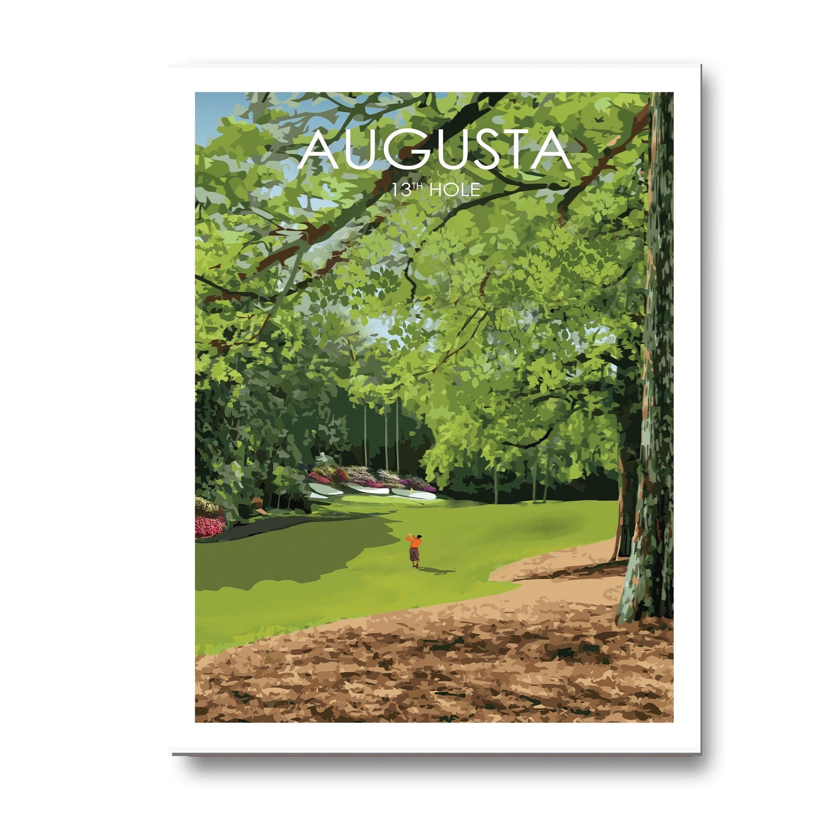 Augusta National Club 13th Hole Georgia USA Masters Golf Course Golf ...