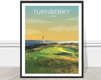 Turnberry Golf Art - Etsy
