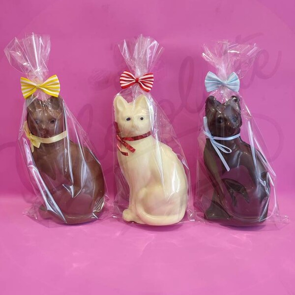 Cat Shaped Chocolate - Etsy UK