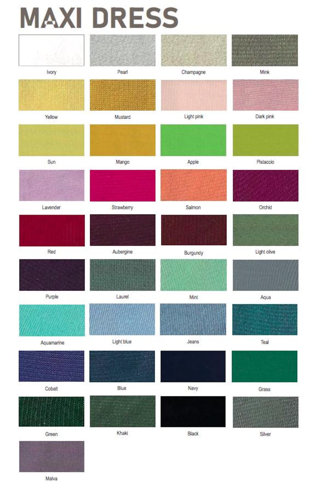 Fabric Color Swatches - Etsy