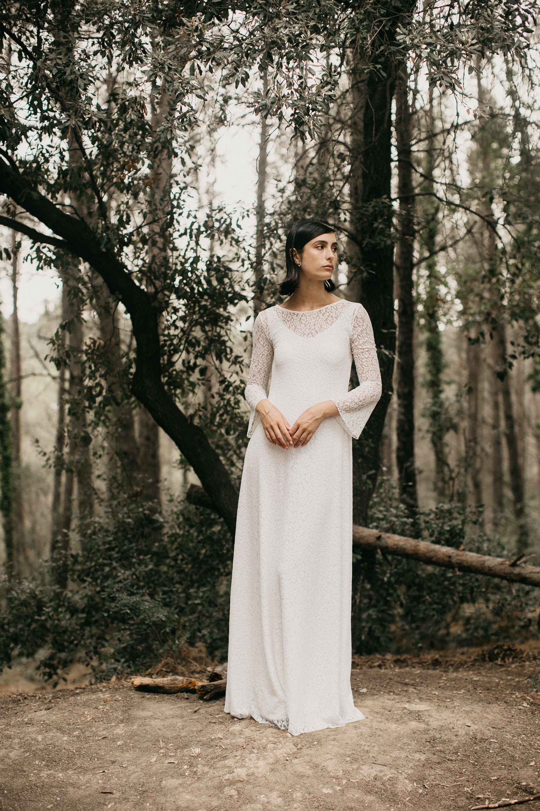 Transparent White Dress