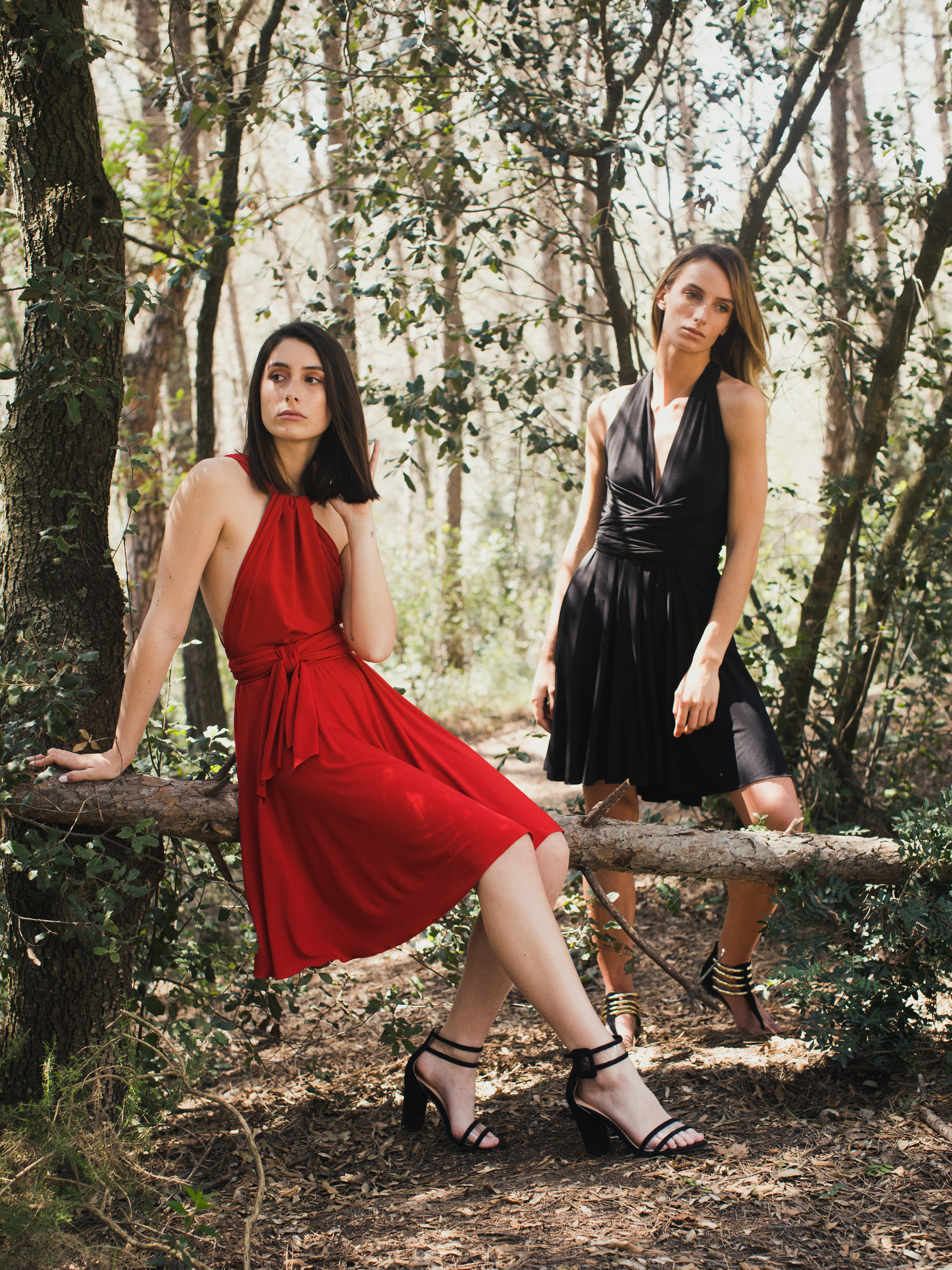 Kurzes Rotes Kleid, Sexy & Feminin, Dunkelrotes Infinity Kleid, Rotes ...