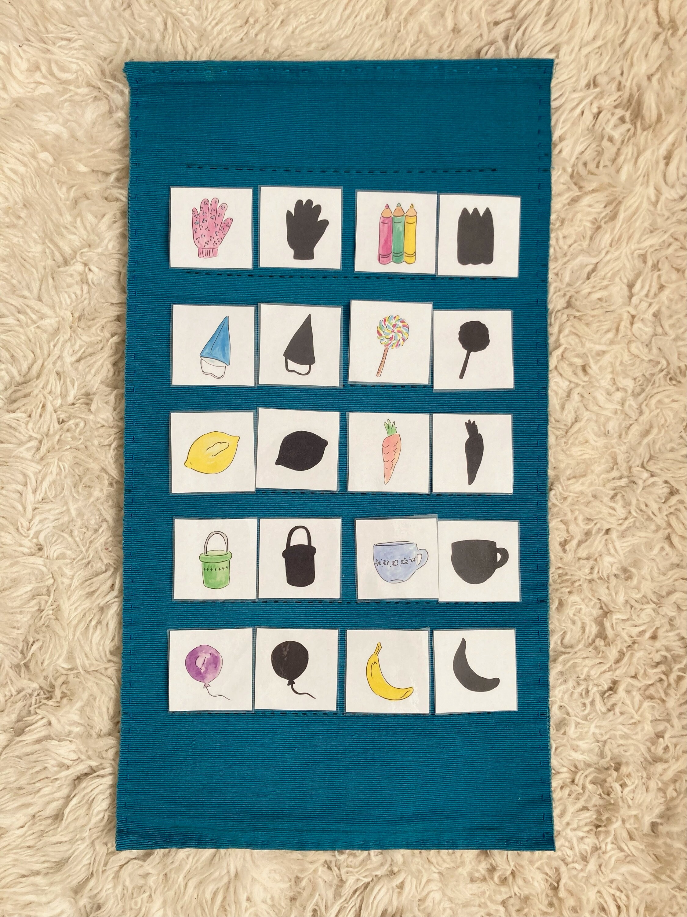 Montessori Silhouette Matching Cards Preschool Toddler - Etsy