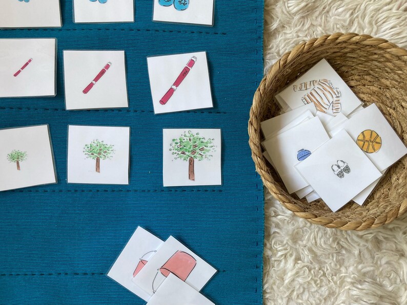 Montessori Language Cards - Small, Medium, Large Sequence Sort ...