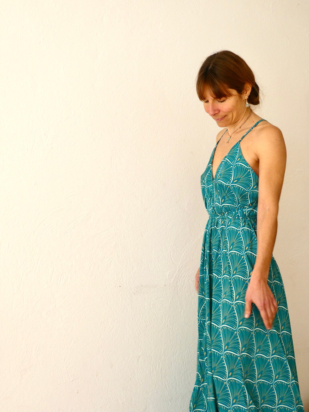 BACKLESS DRESS, Boho Summer Dress, Long SILK Dress, Ibiza Beach Summer ...