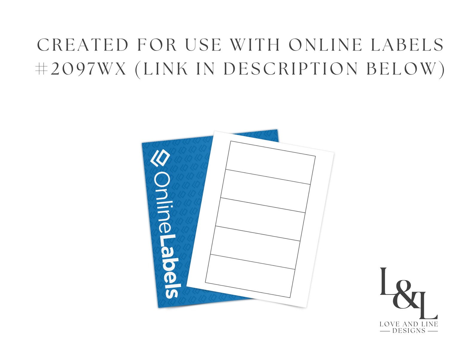 DELICATE Wrap Label Template DIY Wedding Stationery Editable Printable ...