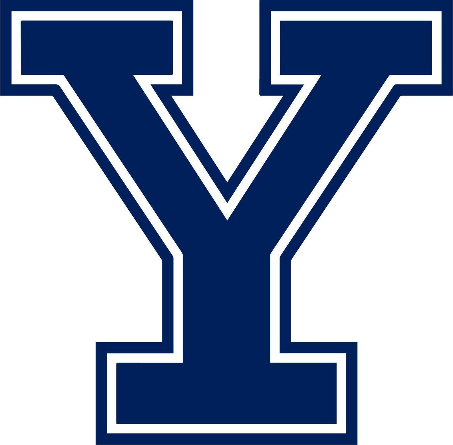 Yale University Y Initial Vinyl Die Cut Decal | Etsy