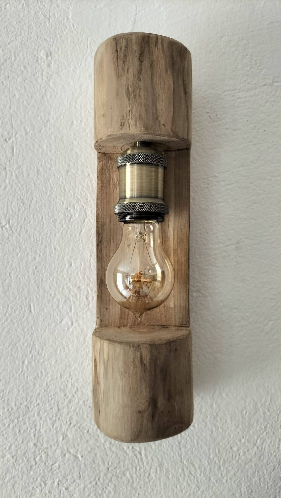 Wooden Sconce, Wood Wall Sconce, Driftwood Lamp, Driftwood Sconce, Wall ...