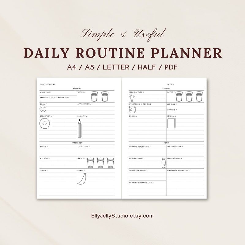 Daily Routine - Etsy