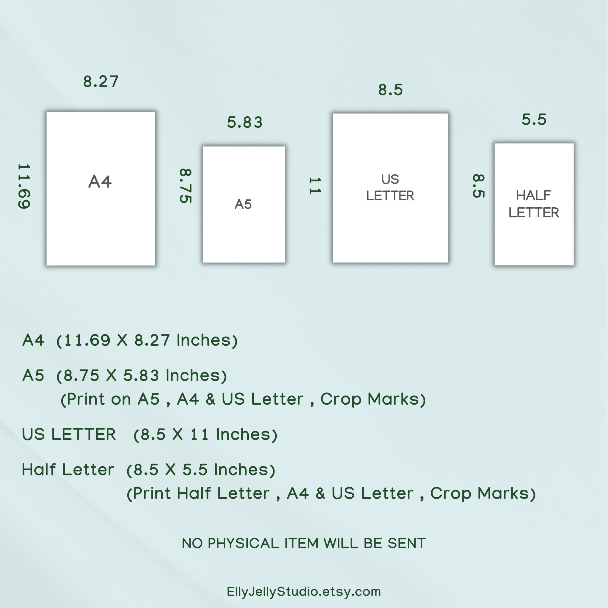 Printable 2024 Monthly Calendar Big Font,a5/a4/a3 Size,yearly Overview ...