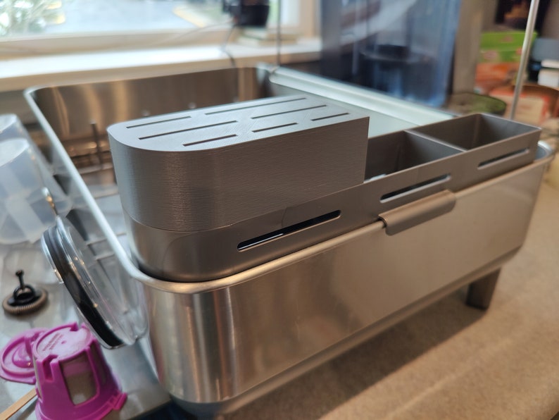 Simple Human 3D Printed Knife Block (fits Current Model Dish Drainer ...