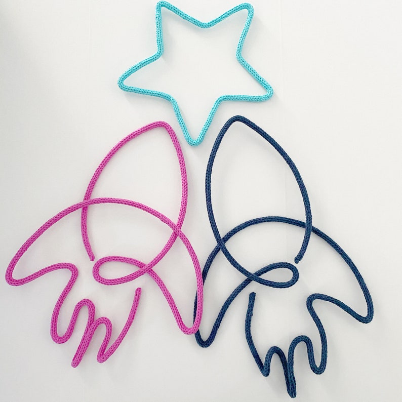 Knitted Wire Signs II - Etsy