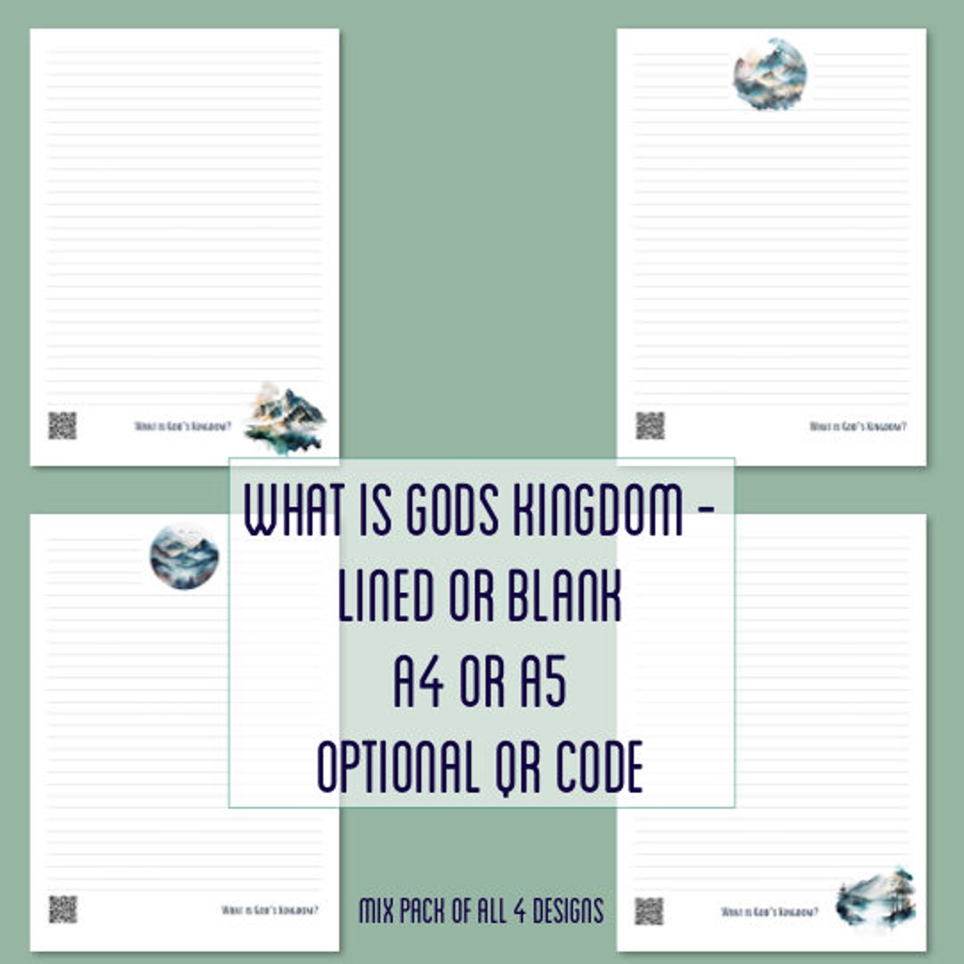 What is God’s Kingdom Paper Mix Pack - Watchtower No 2 - JW Ministry ...