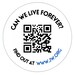 JW QR Code Ministry Stickers - Round Labels, Jw.org Website? 24, 48 or ...