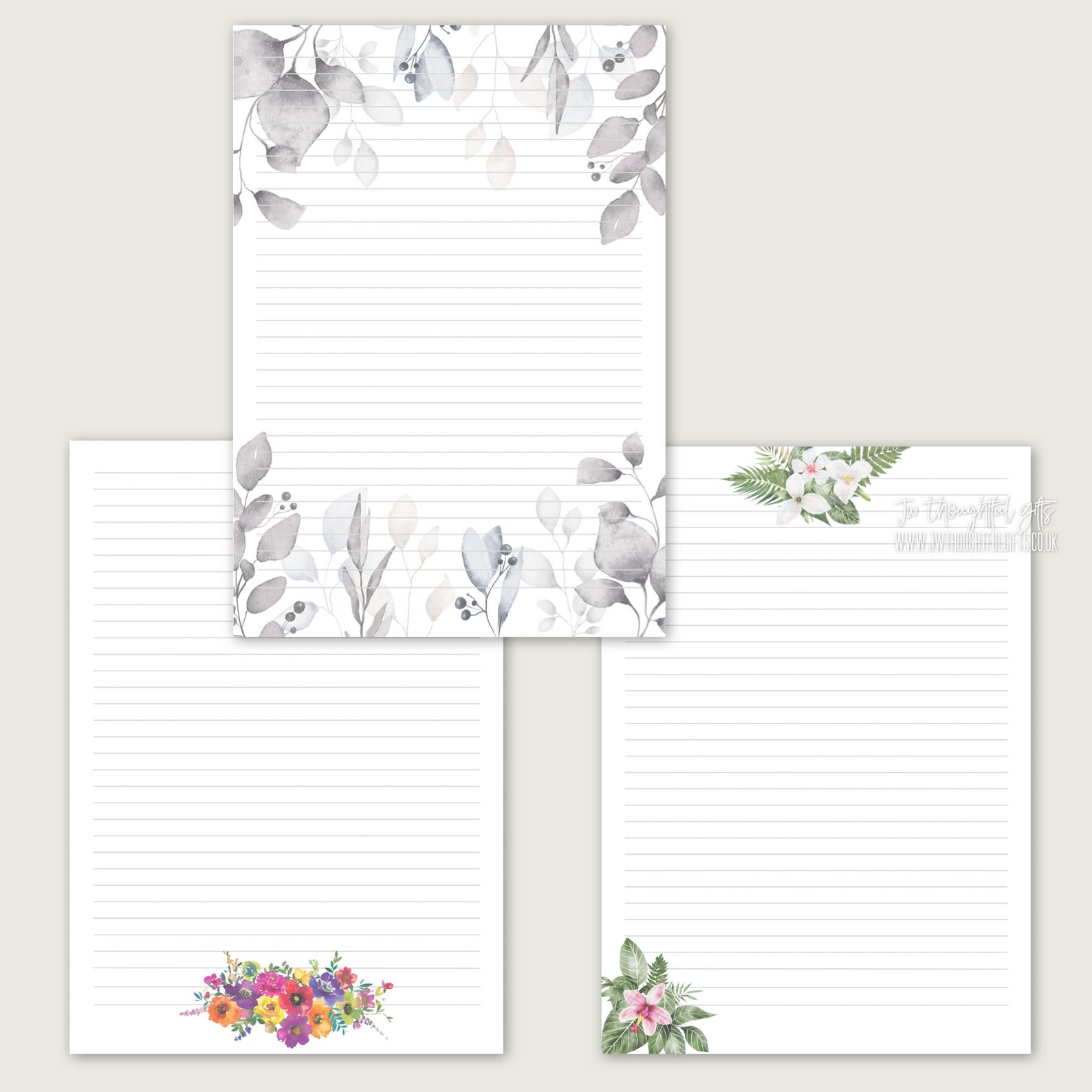12 Printable A4 Lined Letter Writing Sheets JW Ministry - Etsy UK