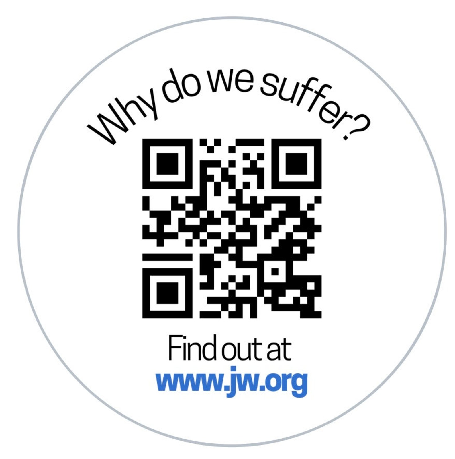 JW QR Code Ministry Stickers Round Labels Jw.org Website - Etsy Australia
