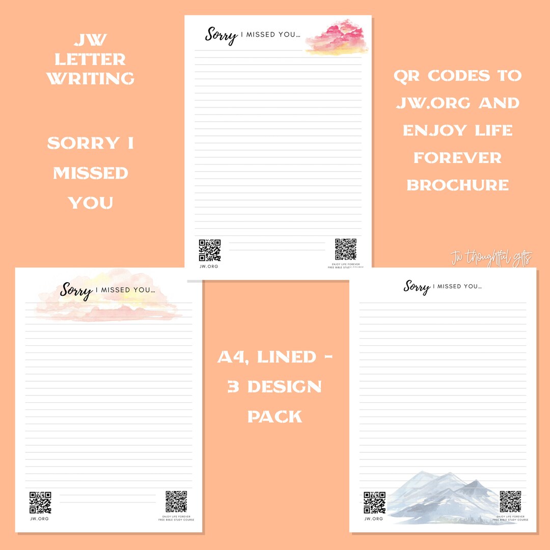 Sorry I Missed You Digital Download - JW Ministry - Door to Door Notes ...