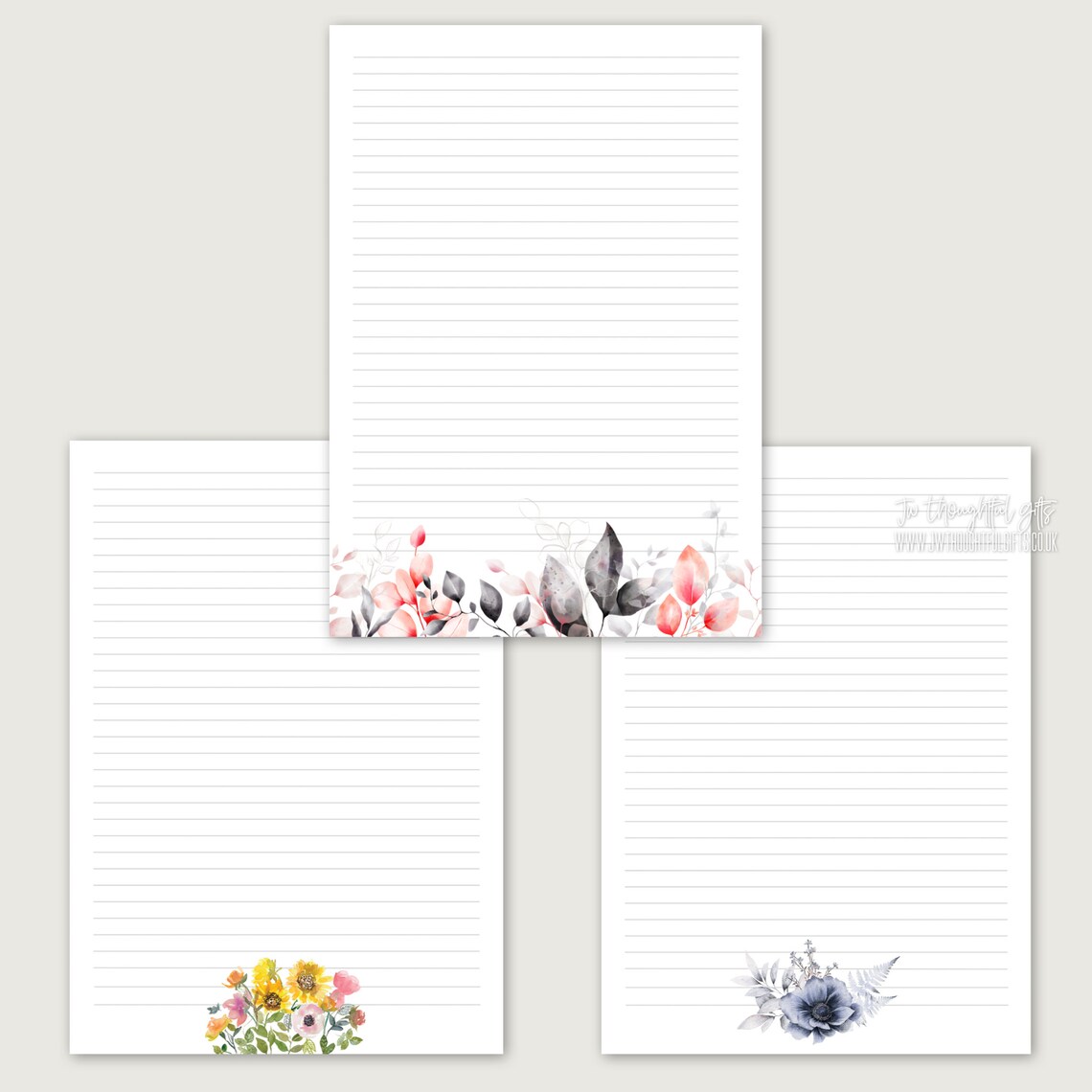 12 Printable A4 Lined Letter Writing Sheets JW Ministry - Etsy UK