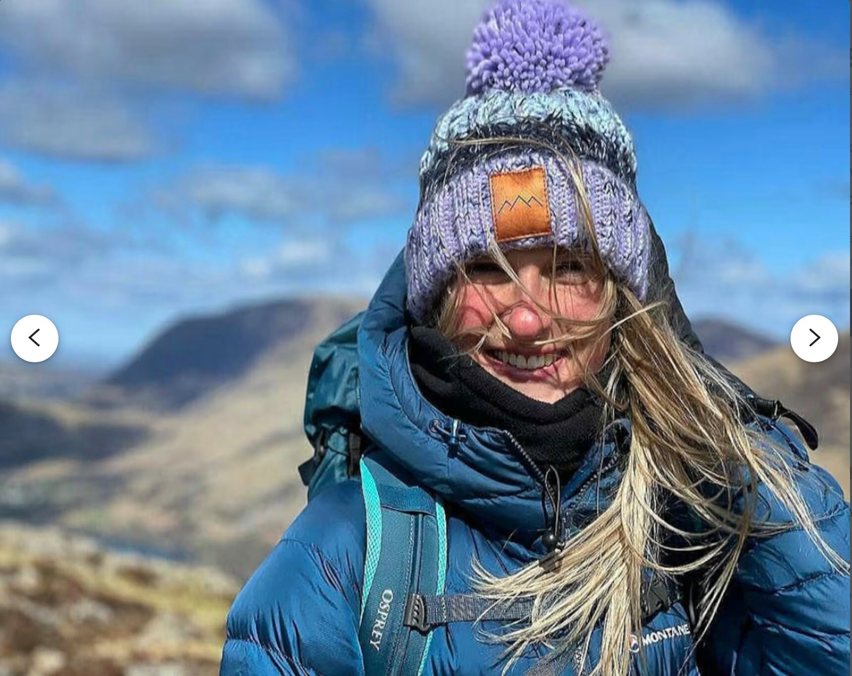 Purple Winter Hat for Nature Enthusiasts - Bobble Eco Friendly Winter ...