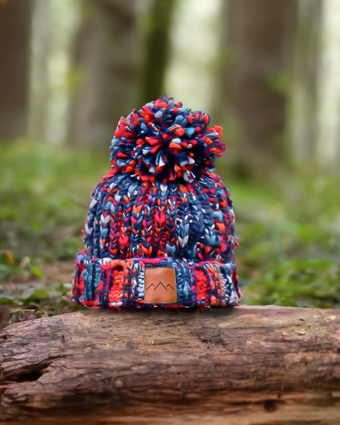 Colourful Winter Beanie for Hikers | Eye-catching Winter Hat for Women ...