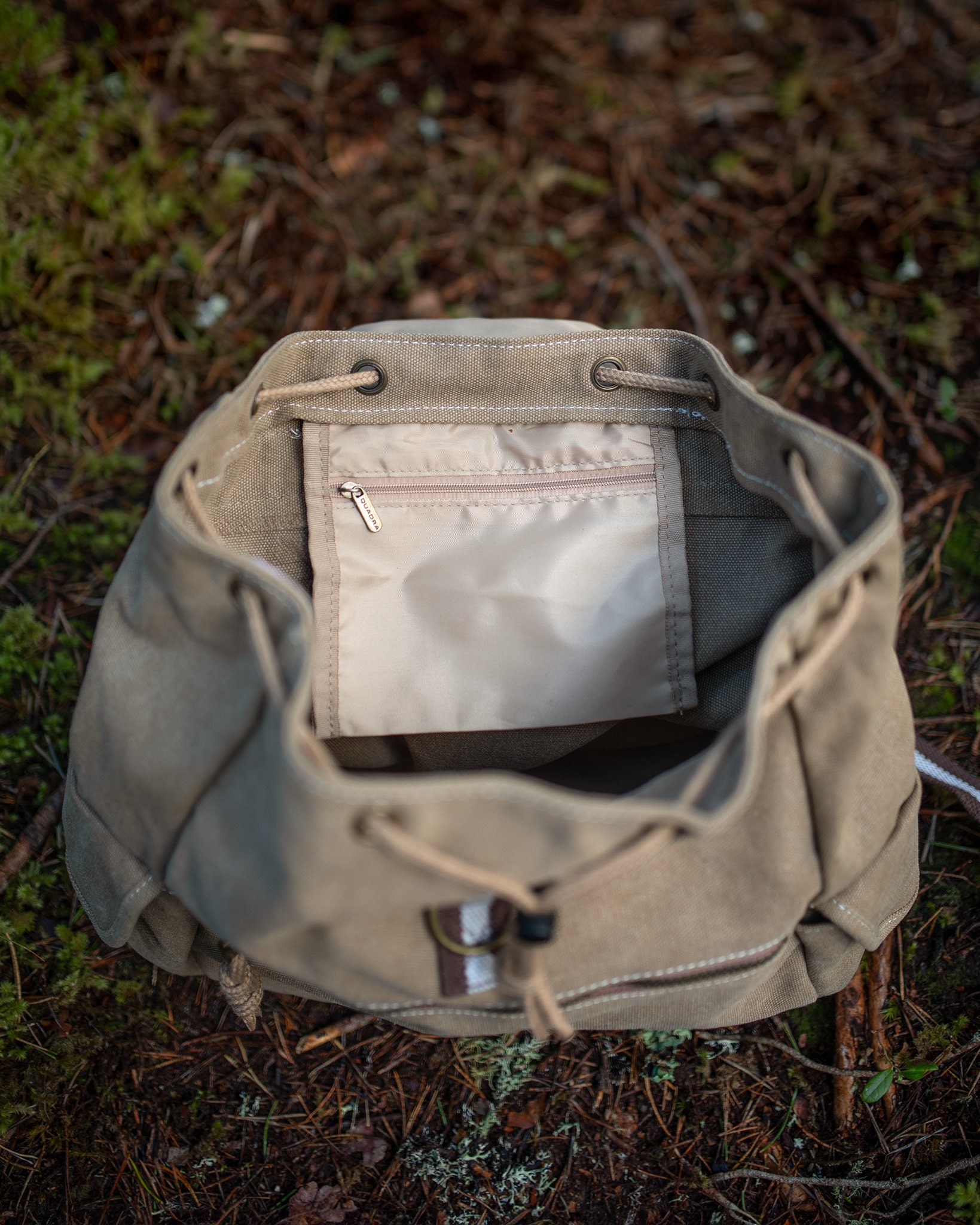 Vintage Hiking Backpack Adventure Beige Backpack Vintage Canvas ...
