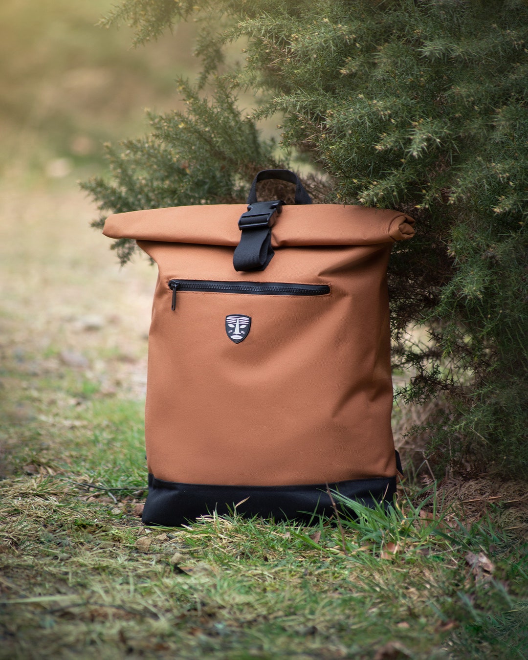 Mustard Unisex Backpack Khaki Backpack Travel Backpack Adventure ...