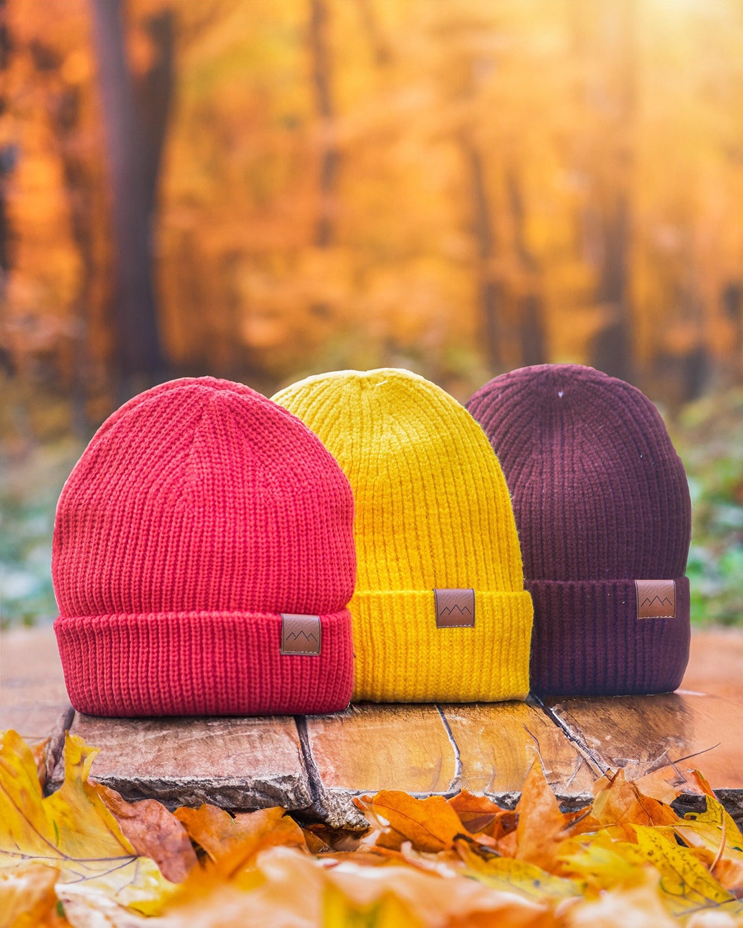 Yellow Beanie Hat for Women Adventure Women Winter Beanie - Etsy