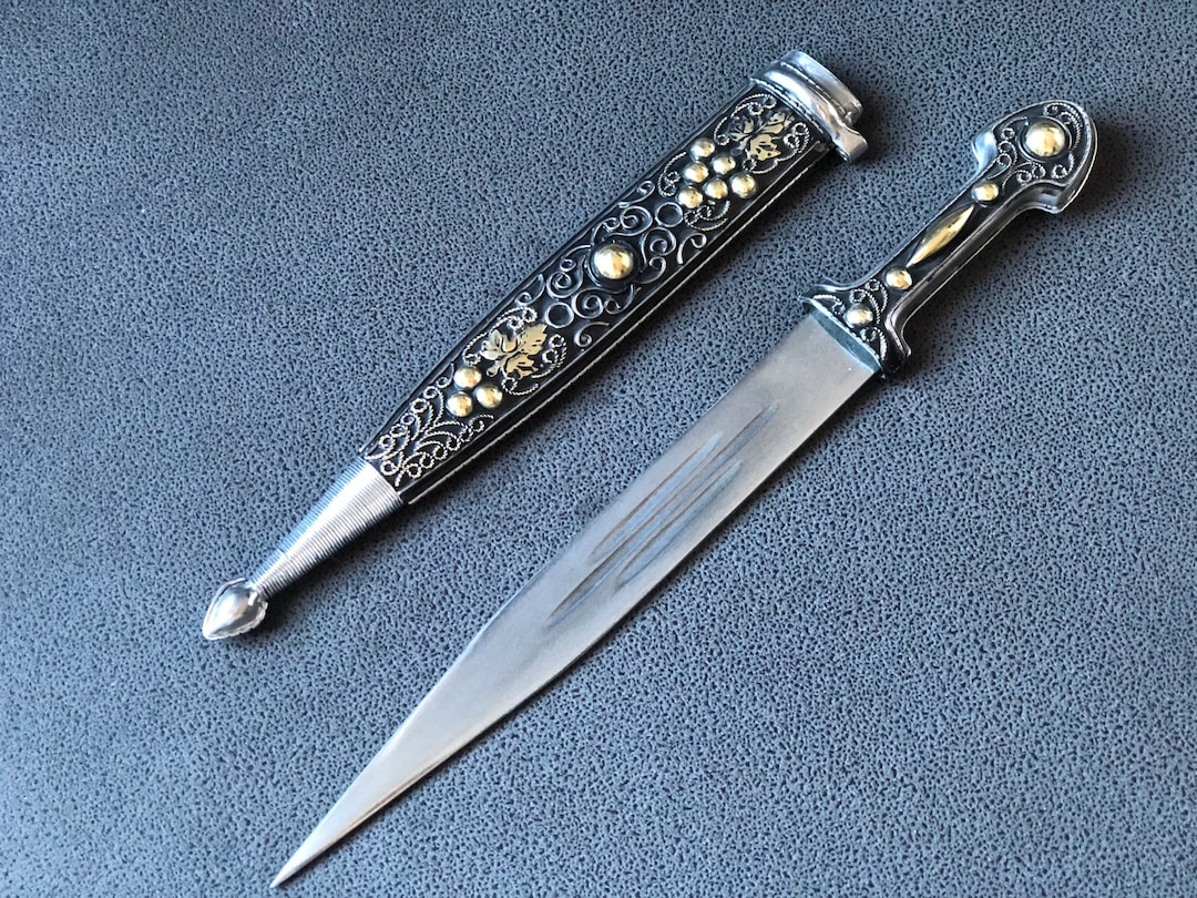 Viking Handmade Dagger Gift for Him Her Vintage Decorated - Etsy