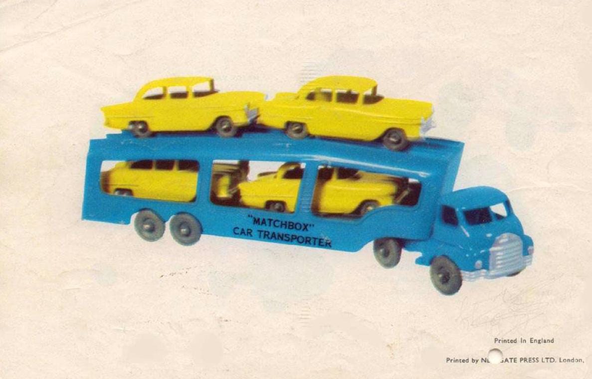 MATCHBOX Moko Lesney 1958 Catalogue - Diecast Cars Retro Toy Collectors ...
