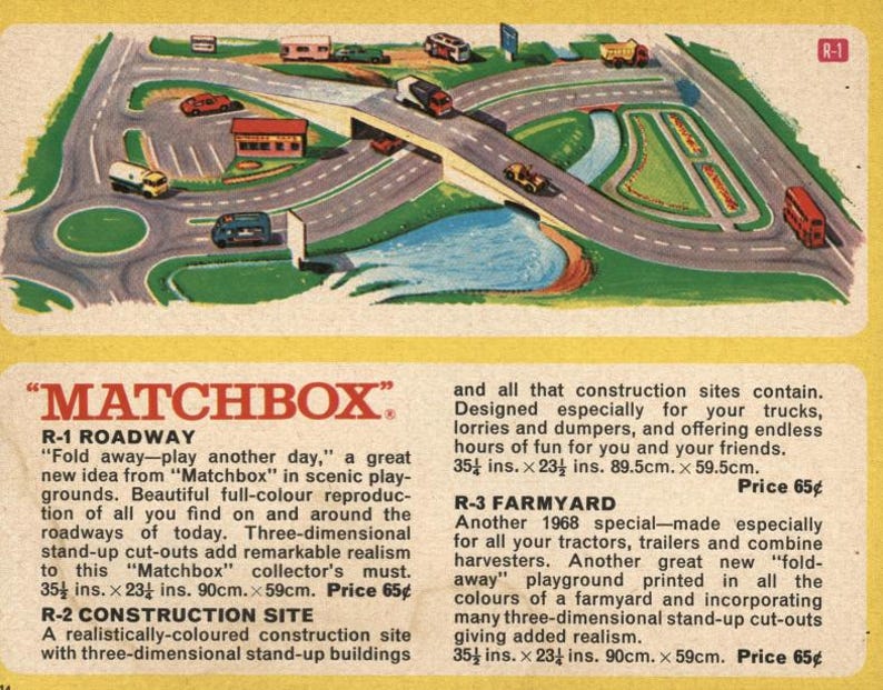 MATCHBOX Lesney 1968 Catalogue - USA Edition - Diecast Cars Retro Toy ...