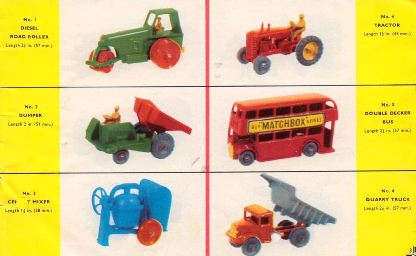 MATCHBOX Moko Lesney 1958 Catalogue - Diecast Cars Retro Toy Collectors ...