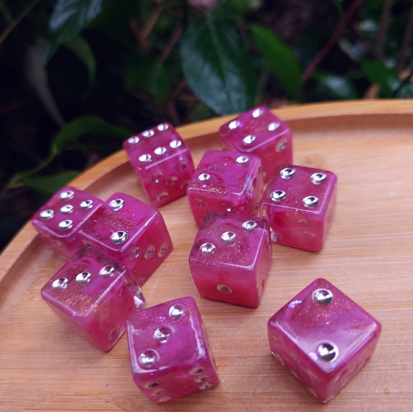 D6 Dice Set Heart Fire Set Table Top Gaming Dungeons and - Etsy