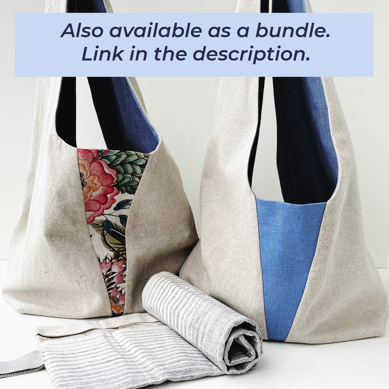 Project Bag Sewing Pattern Easy PDF Sewing Pattern and Tutorial to Make ...