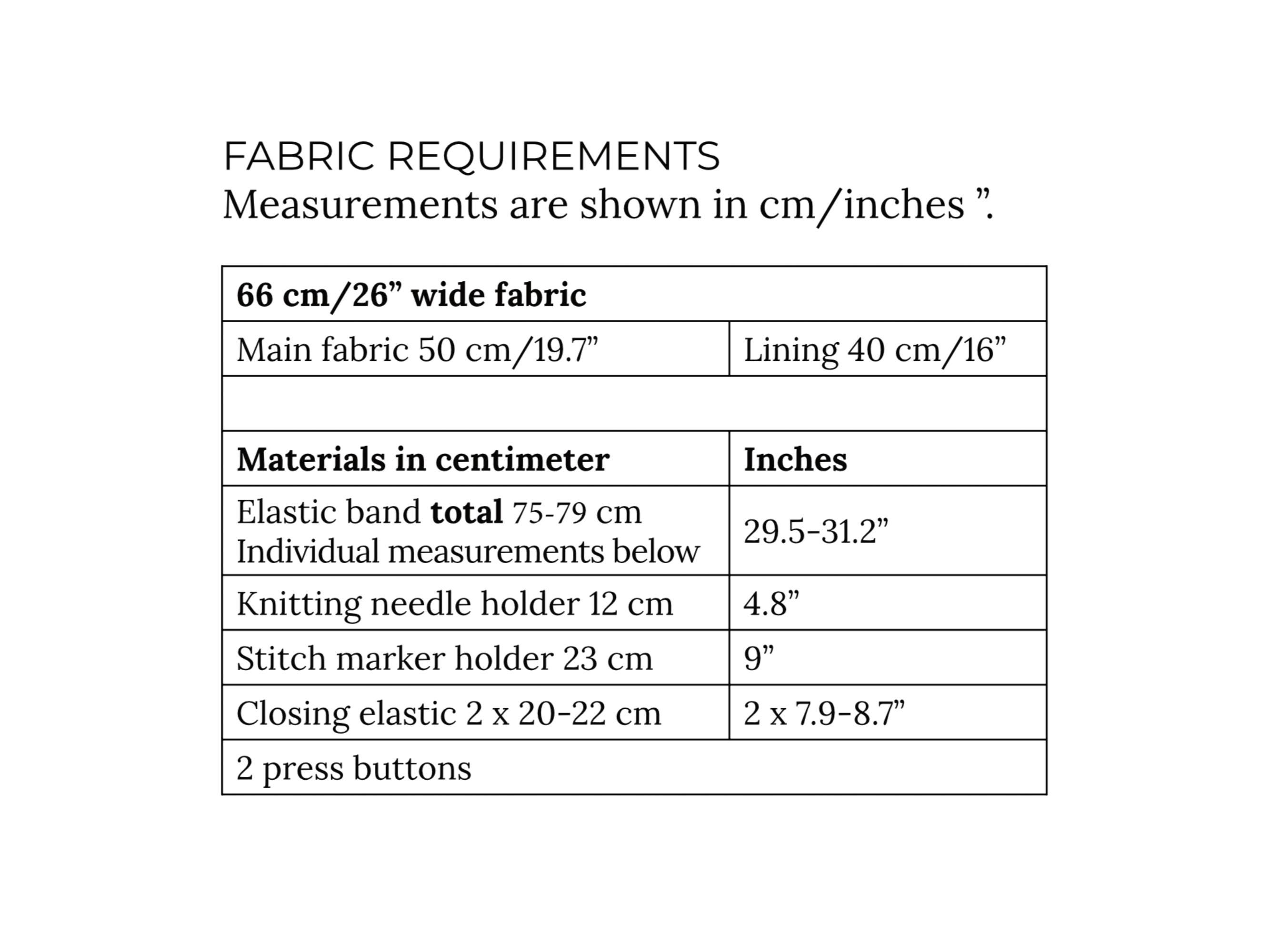 Knitting Needle Roll Pattern: Easy Sewing Project (PDF Pattern) - Etsy