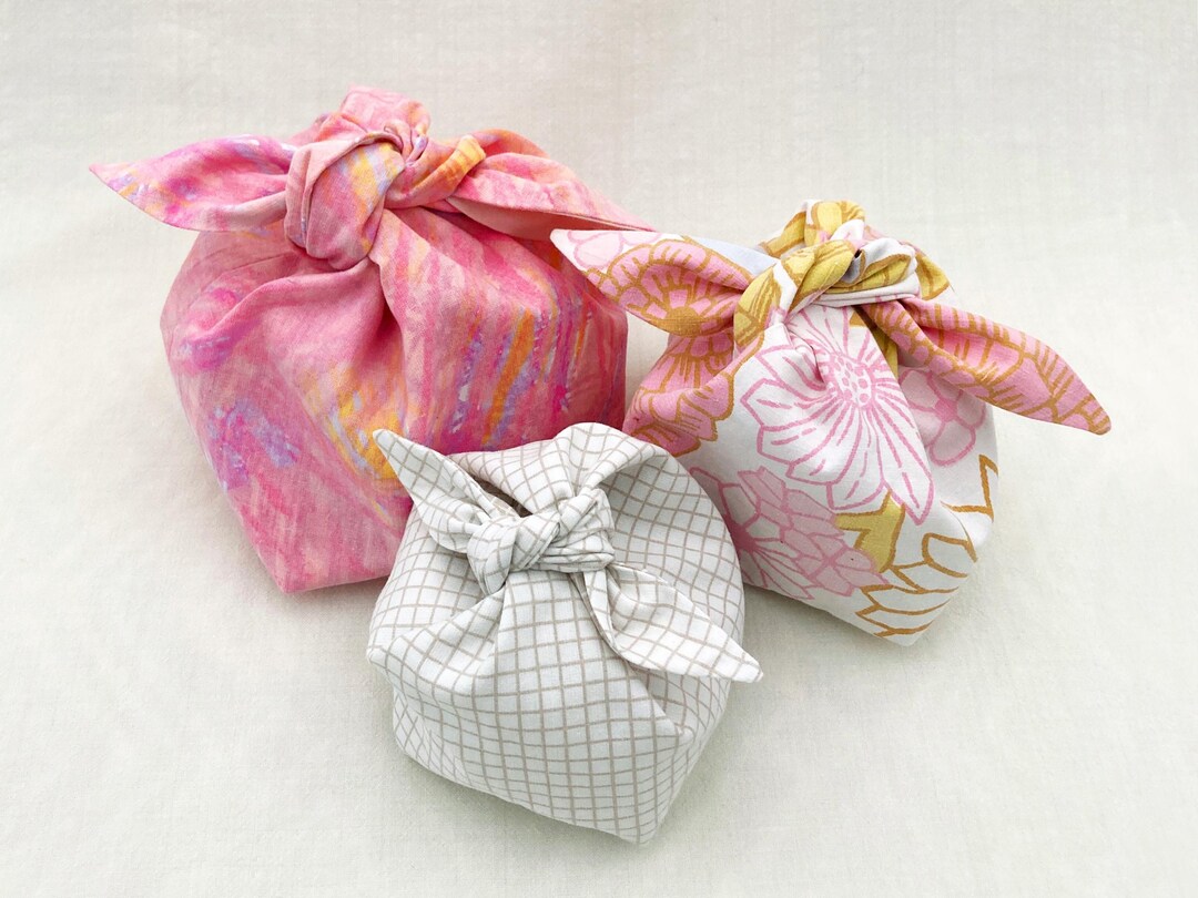 Small Bow Bag Pattern | Digital Sewing Tutorial for Reusable Tie Bags ...