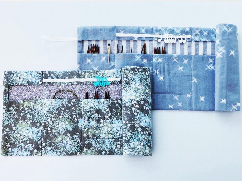 Knitting Needle Roll Pattern: Easy Sewing Project (PDF Pattern) - Etsy
