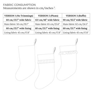 Christmas Stocking Pattern Easy PDF Sewing Pattern for - Etsy