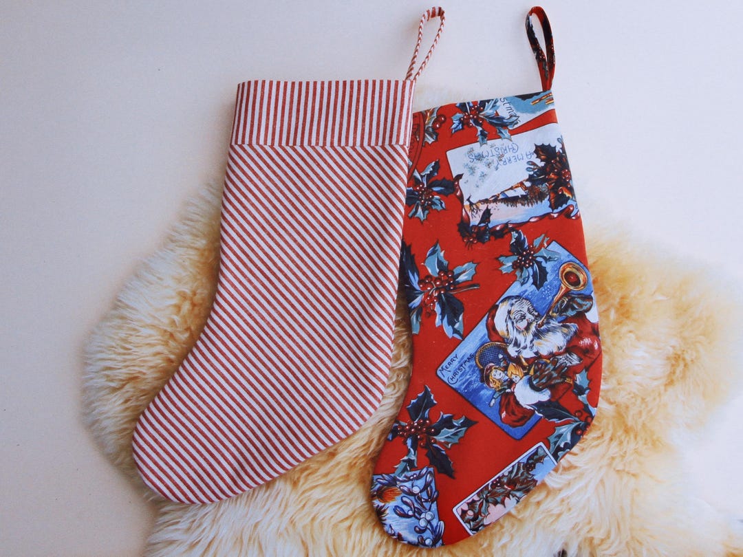Christmas Stocking Sewing Pattern: 4 Easy DIY Designs (PDF Pattern) - Etsy