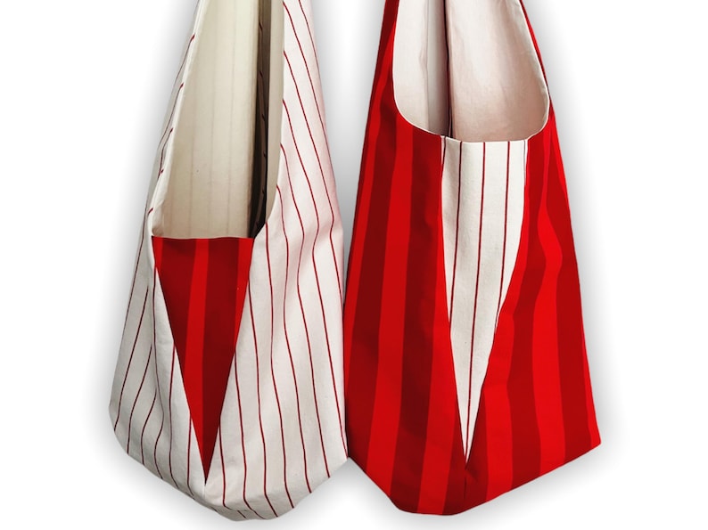 Triangle Tote Bag Sewing Pattern | Easy Shopper Bag PDF - Etsy