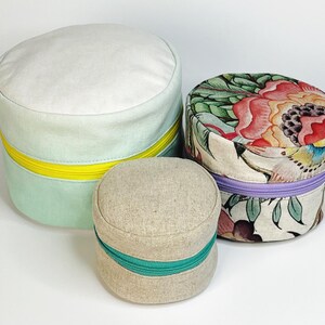 Round Zipper Pouch Sewing Pattern: 3 Sizes (PDF Pattern) - Etsy